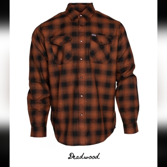 DIXXON | Shirts | Dixxon Mens Medium Deadwood Sturgis Flannel Brown And ...